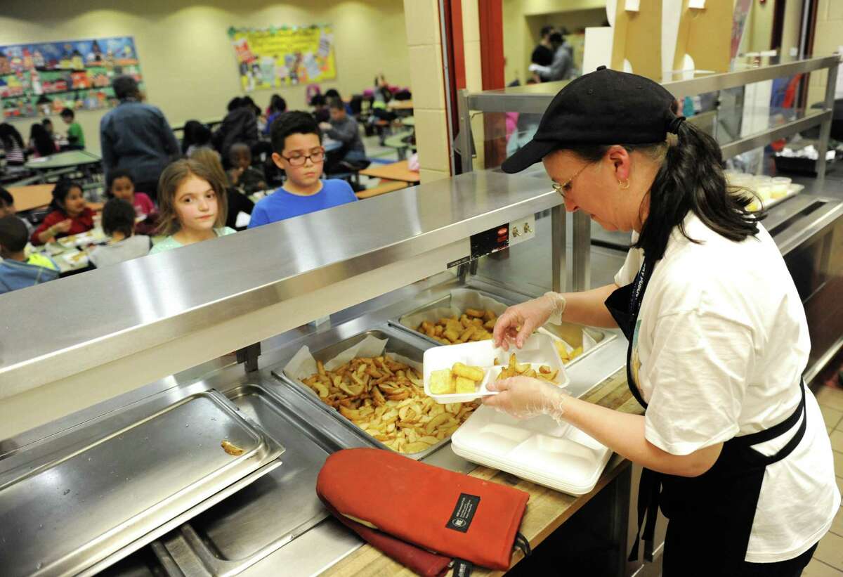 Some children get supper at school