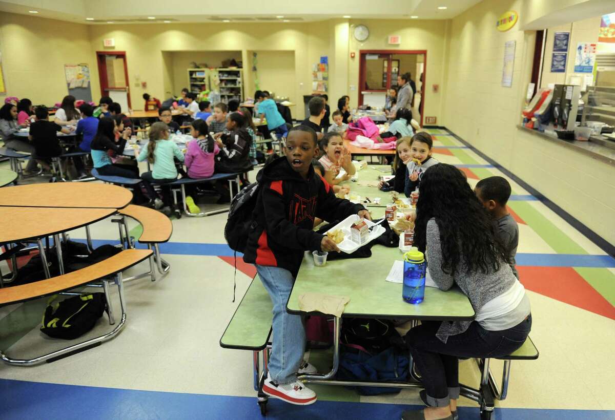 Some children get supper at school