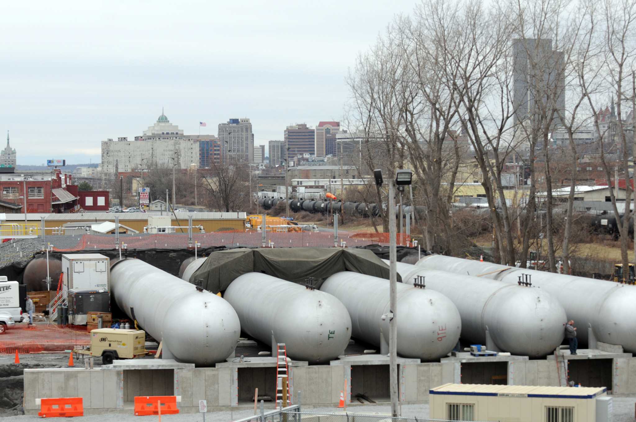 North Albany propane storage plant growing