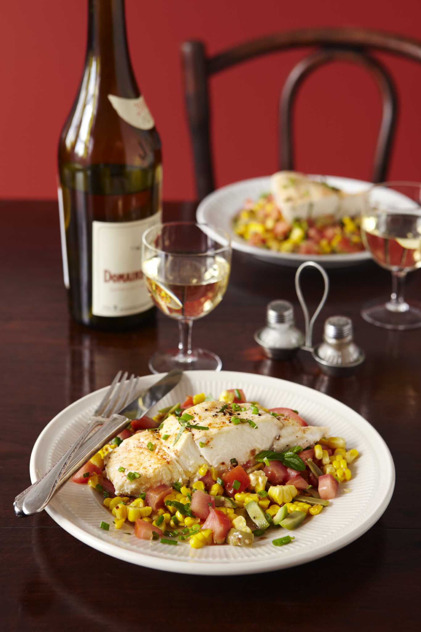 Recipe: Steamed Savory Halibut