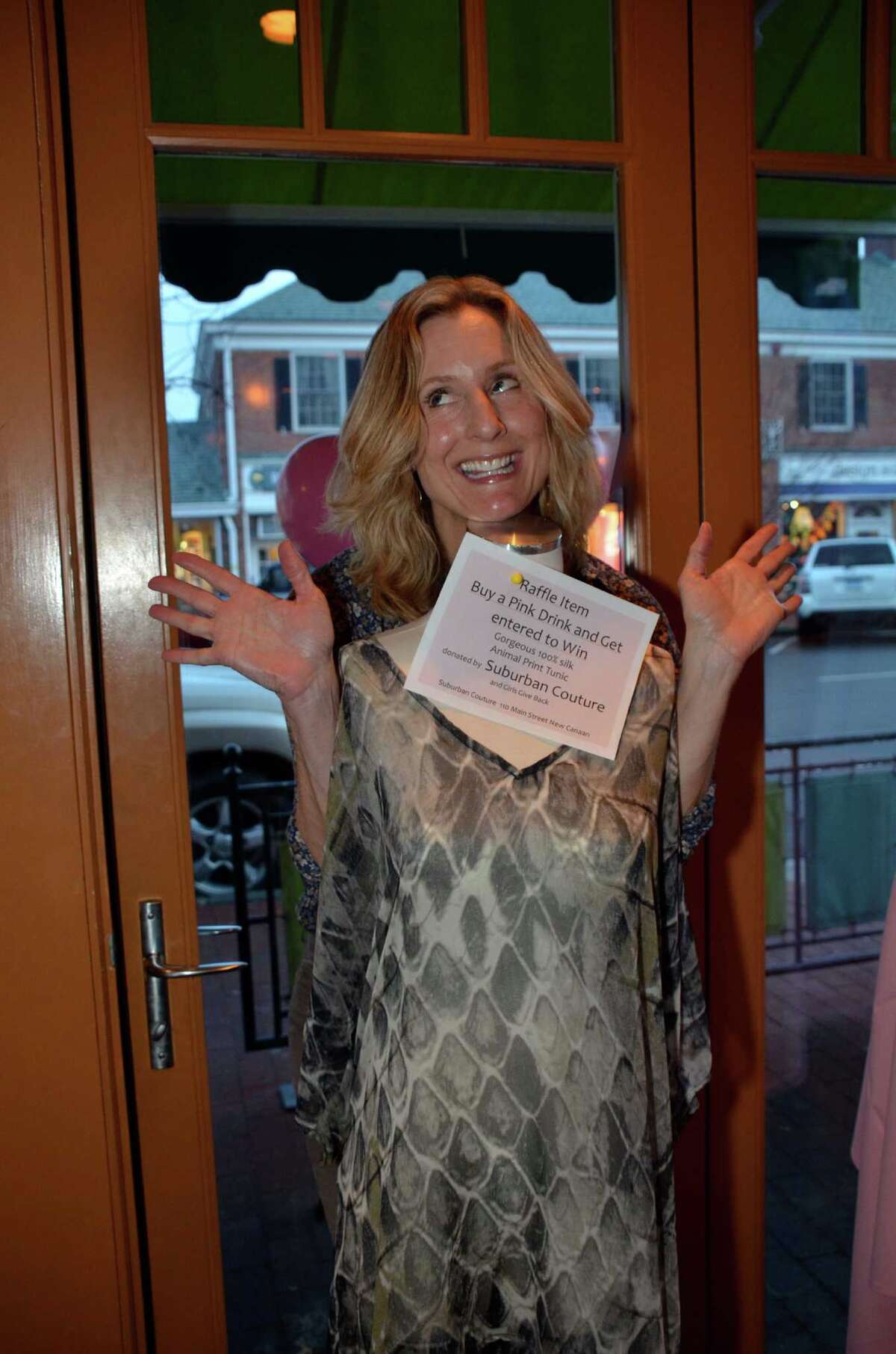 Breast cancer survivor celebrates recovery with cocktail party