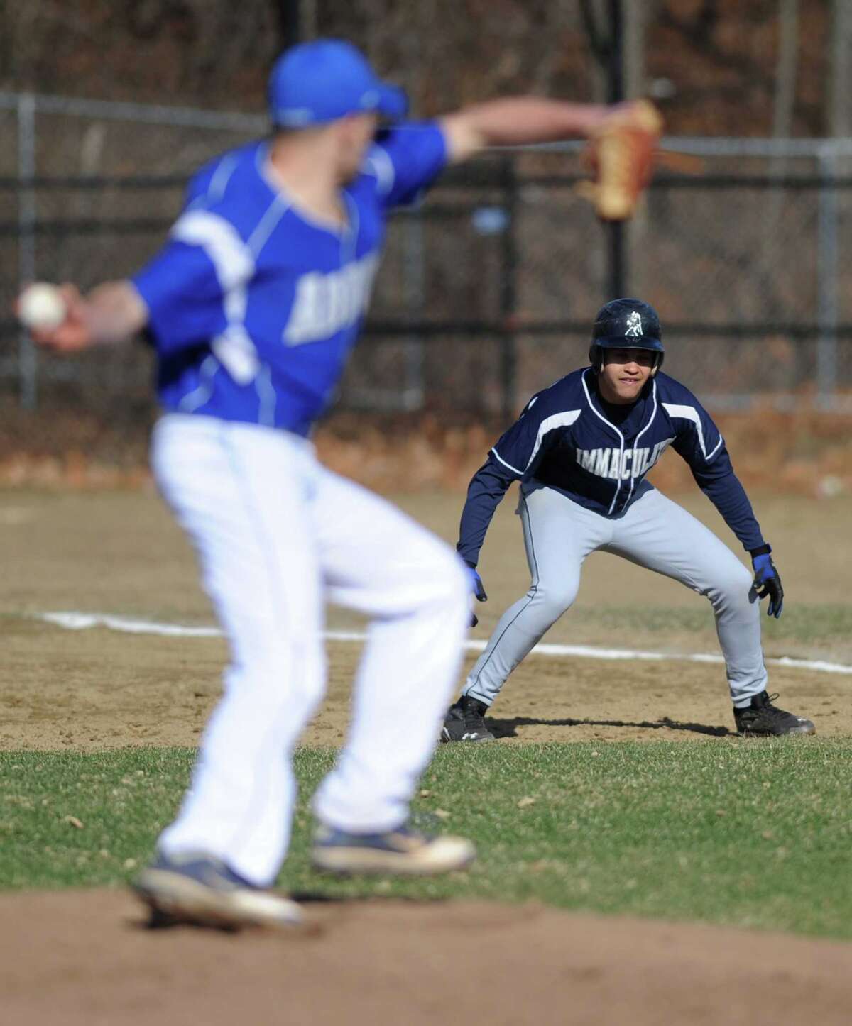 Immaculate uses six pitchers to claim Opening Day win over Abbott Tech
