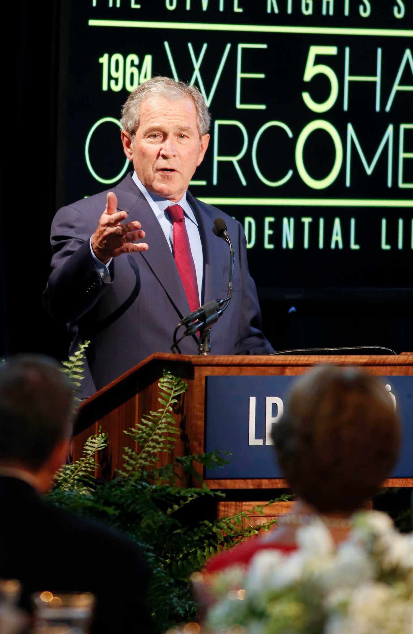 Equal education a civil right, Bush tells LBJ summit