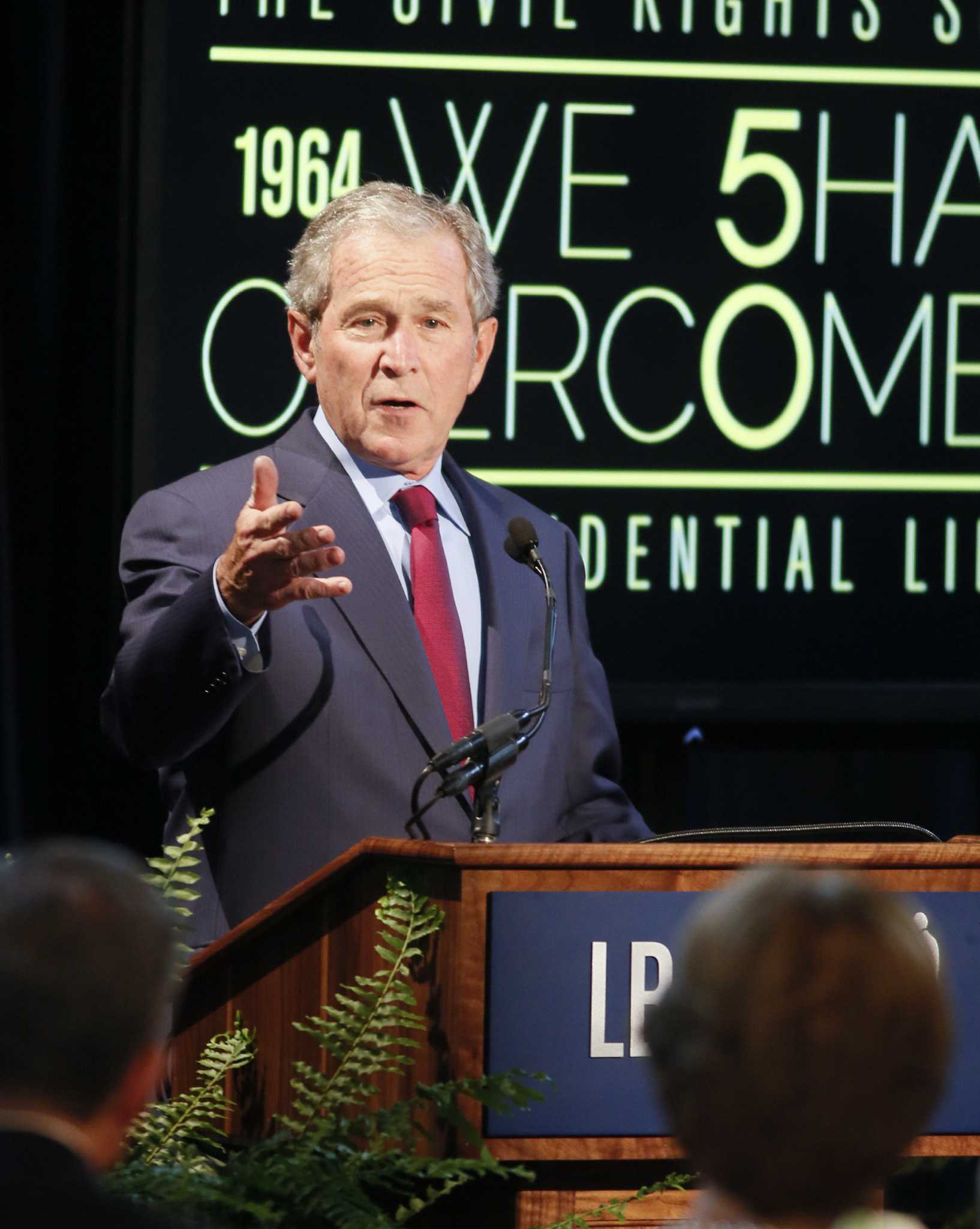 Bush sounds alarm on education