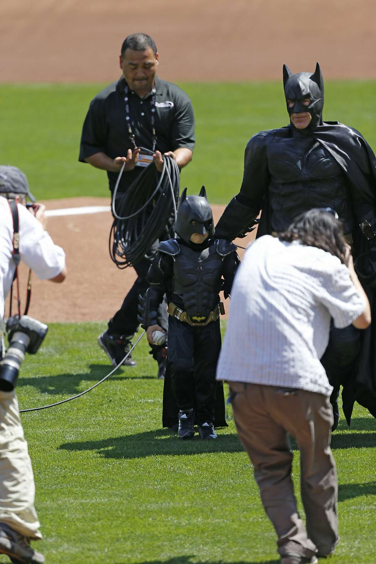 Batkid and Matt Cain photo: How Michael Macor shot it