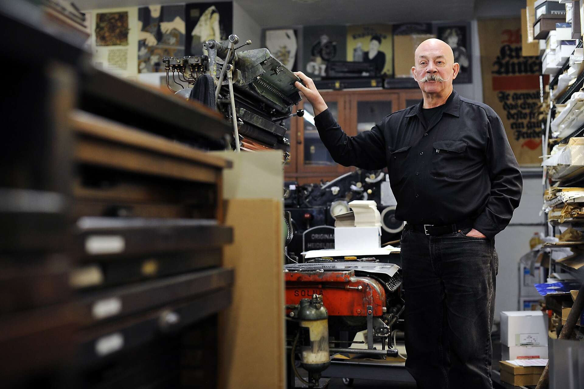 Prince of posters David Lance Goines keeps his hand in