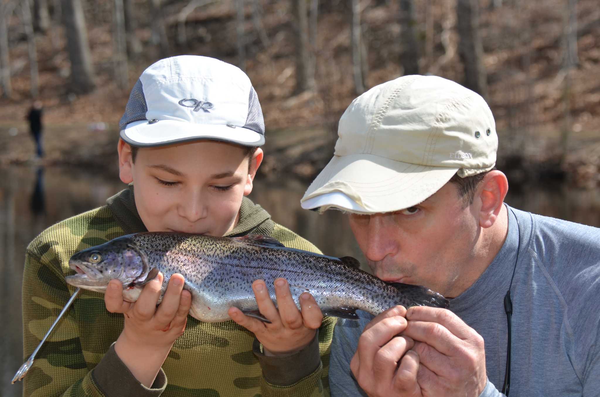Beautiful day for fishing derby