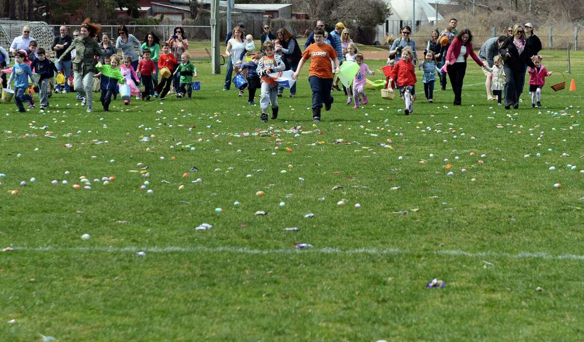 Perfect day for Fairfield Easter egg hunt