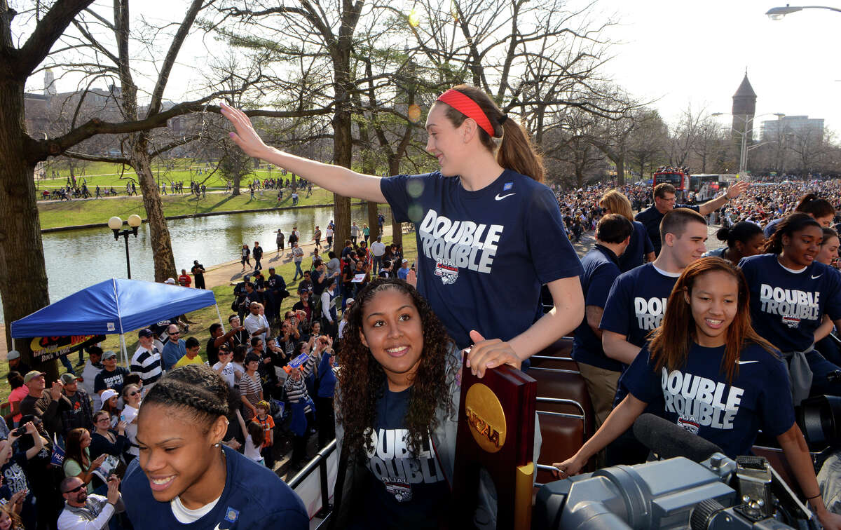 UConn doubles down on championship party