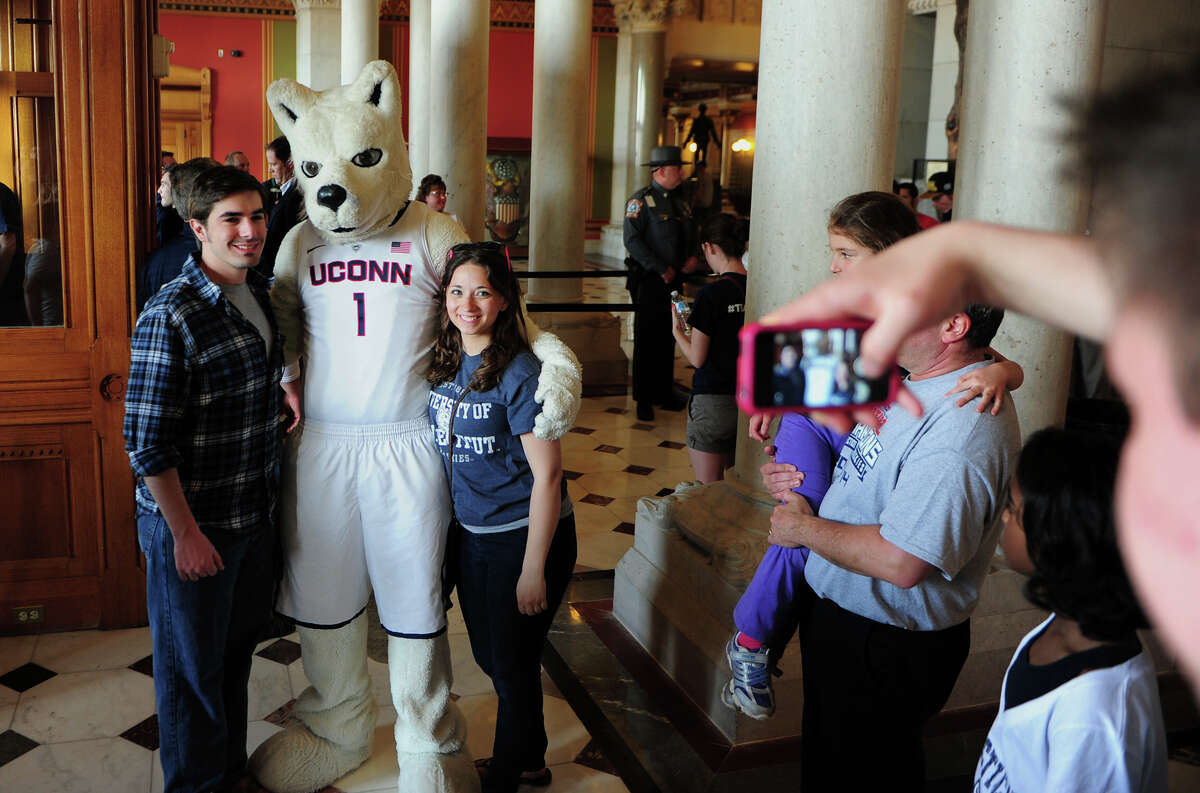 UConn doubles down on championship party
