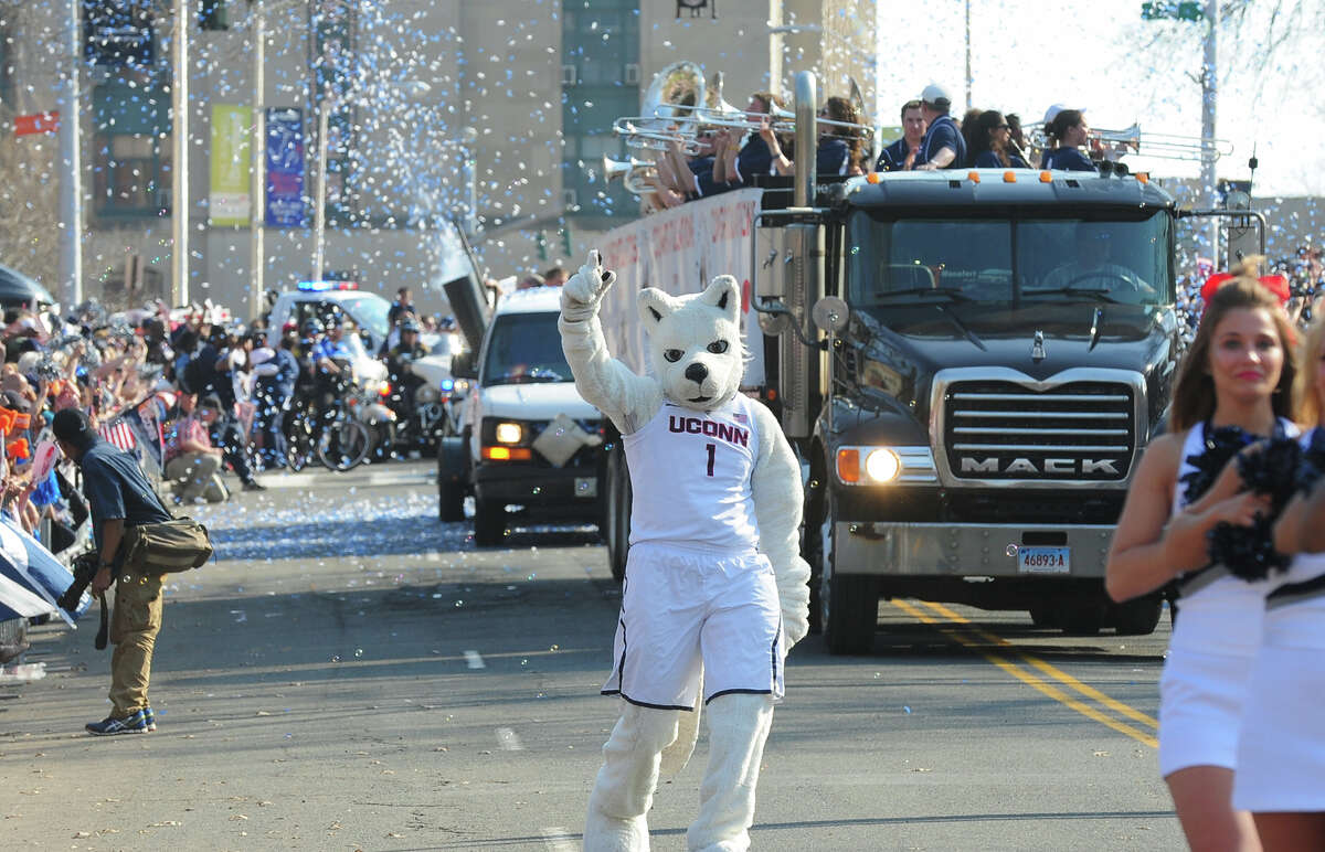 UConn doubles down on championship party