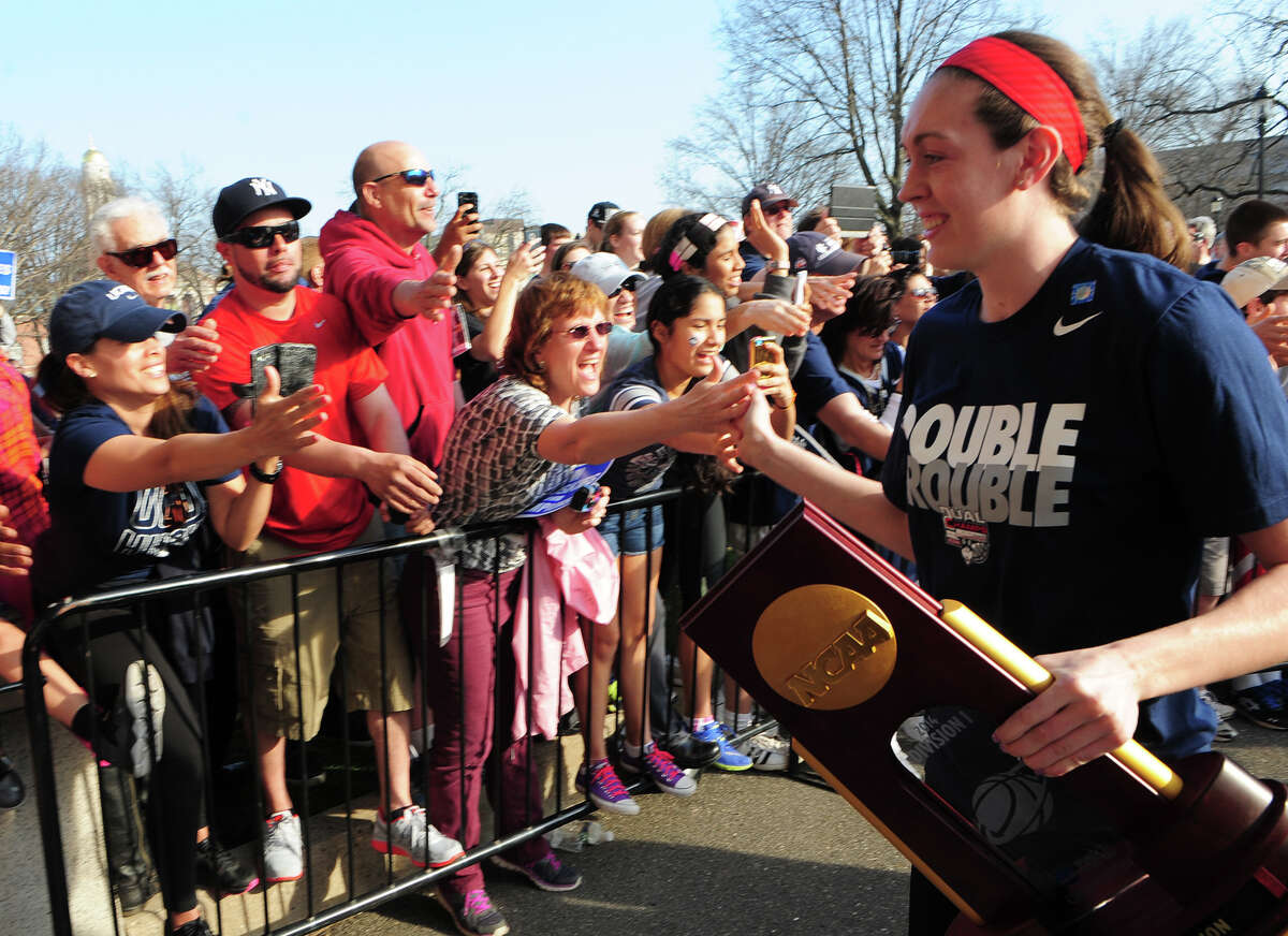 UConn doubles down on championship party