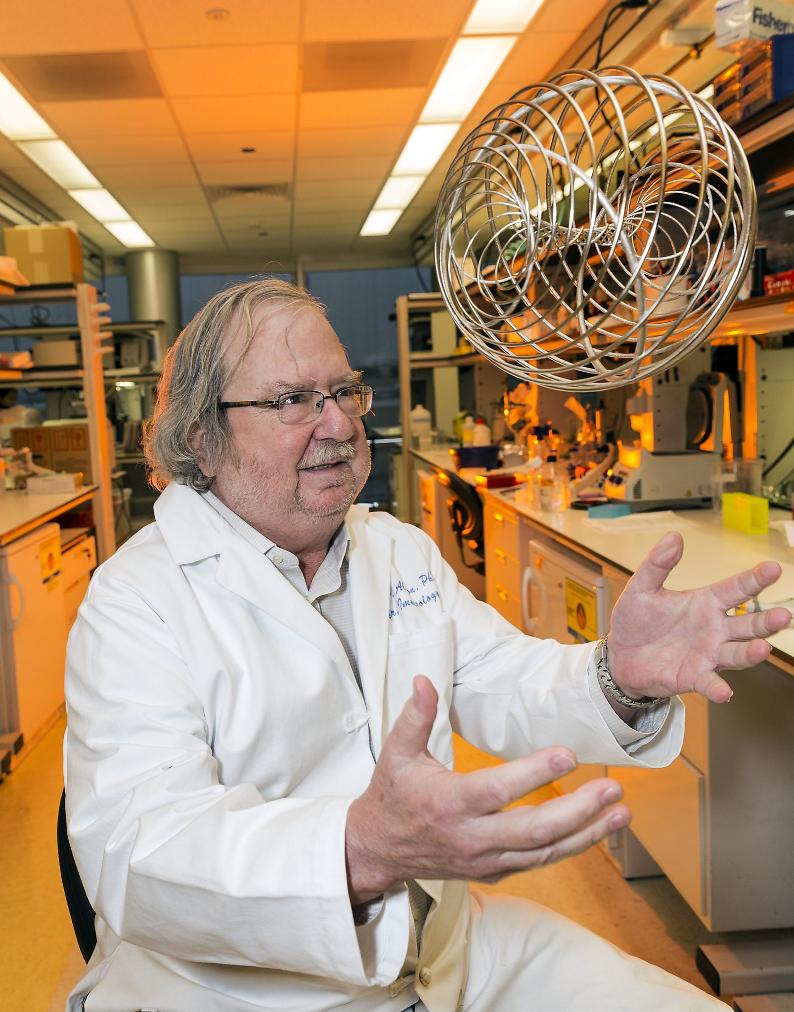 Jim Allison confronts cancer, critics with immunotherapy