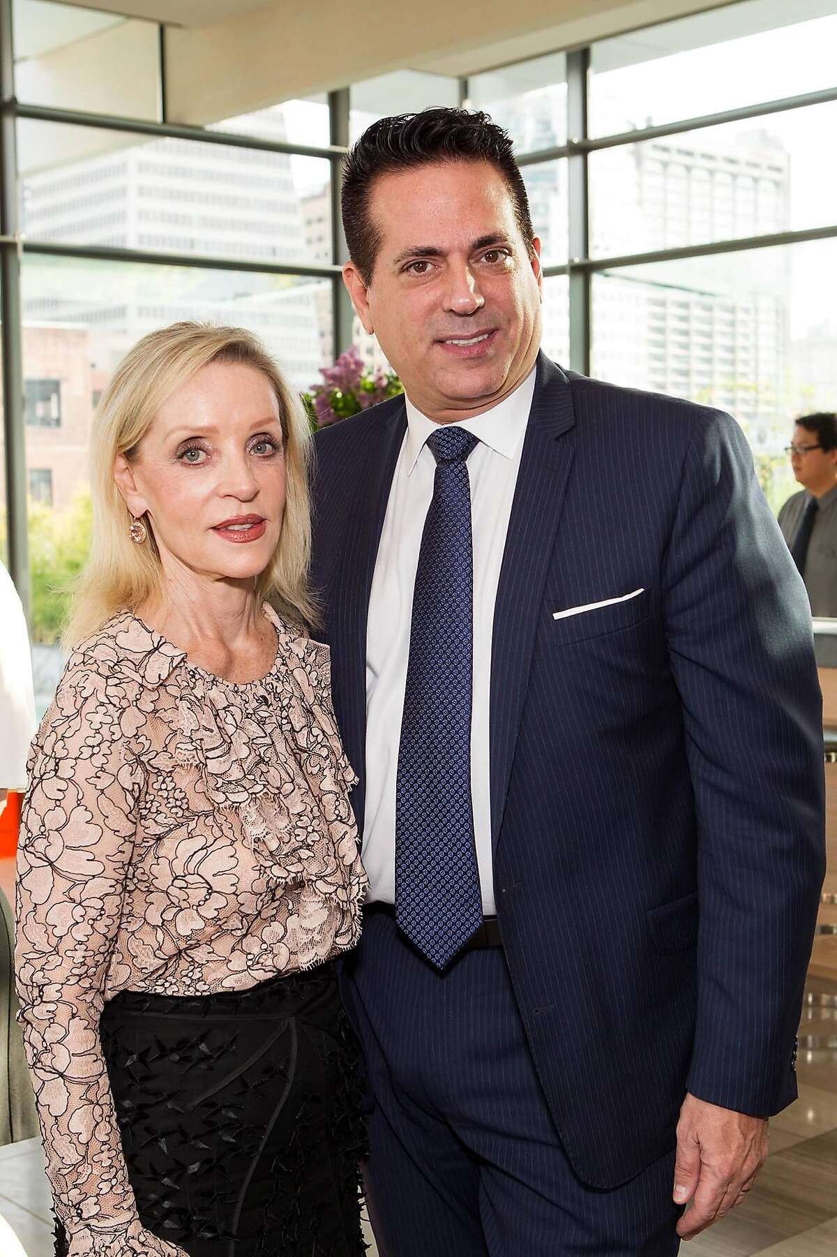 Denise Hale lunches with Town & Country Editor Jay Fielden