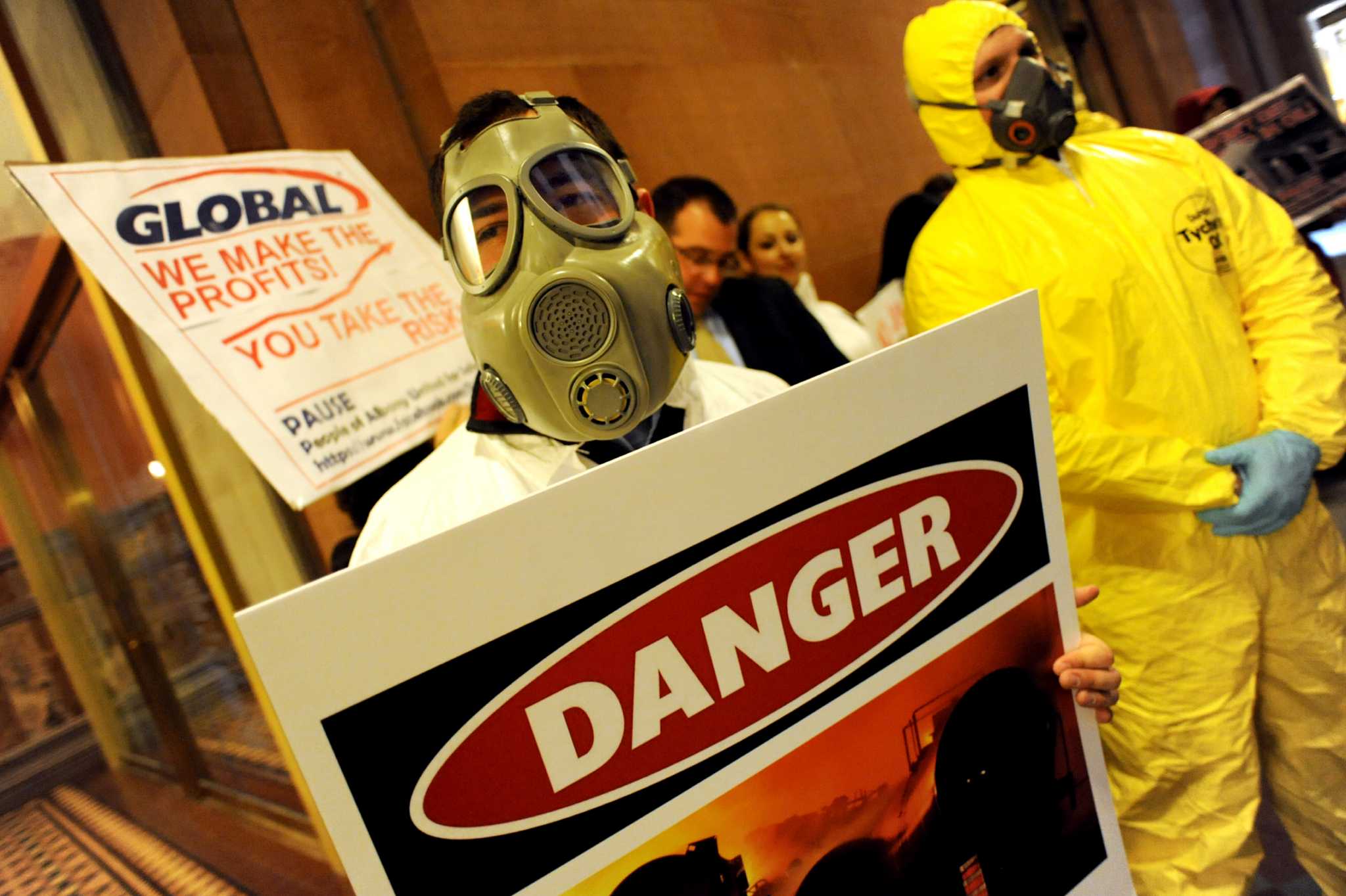 Photos: Oil shipment protest