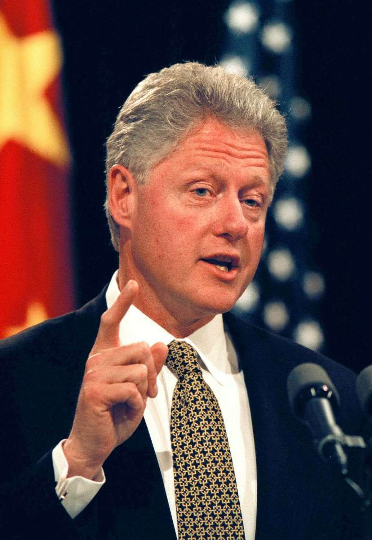 Clinton hospitalized with chest pains