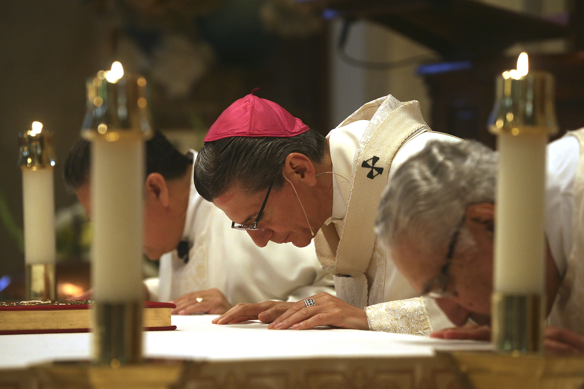Blessing of the oils at Chrism Mass