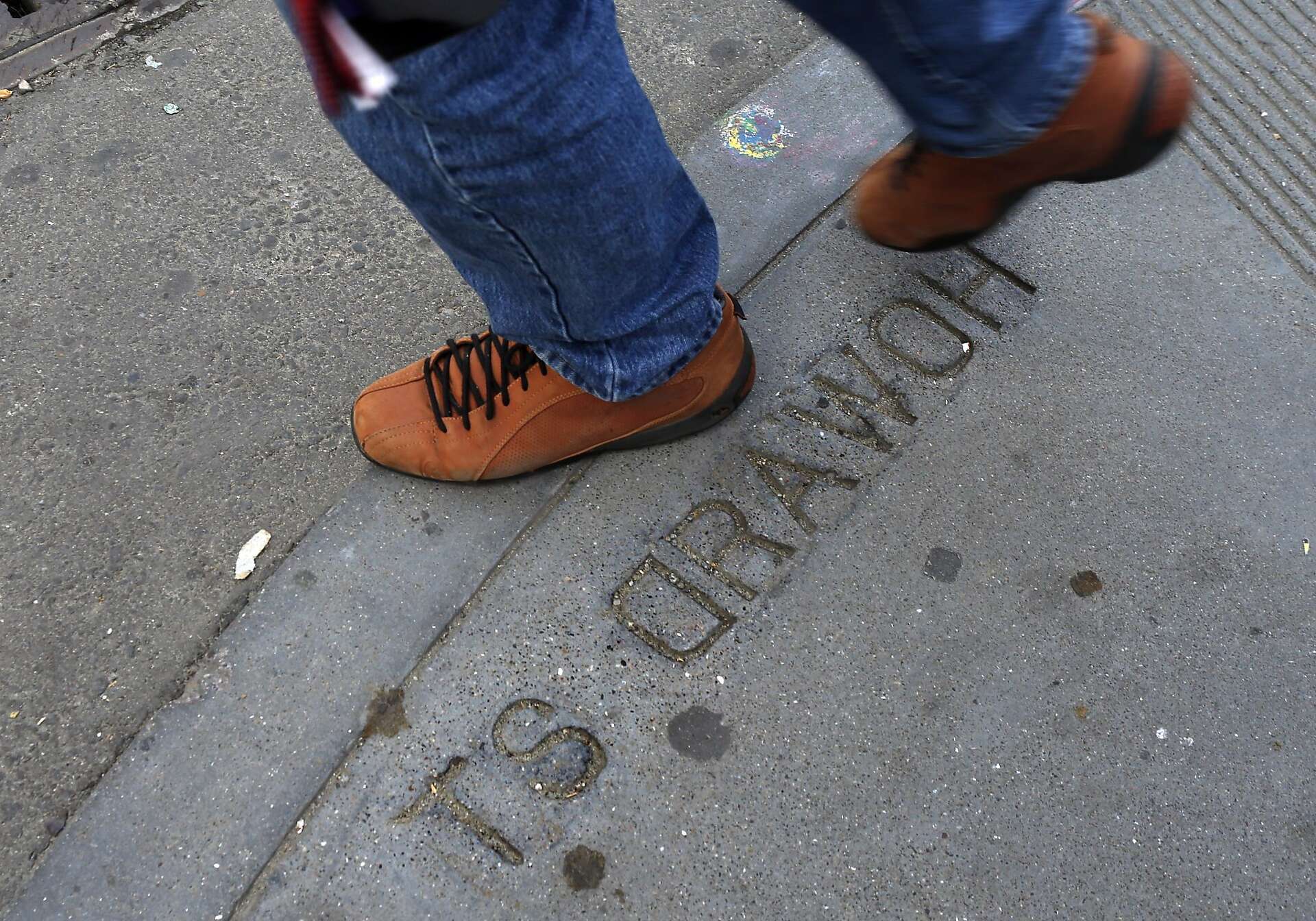 On the hunt for S.F. street stamp typos