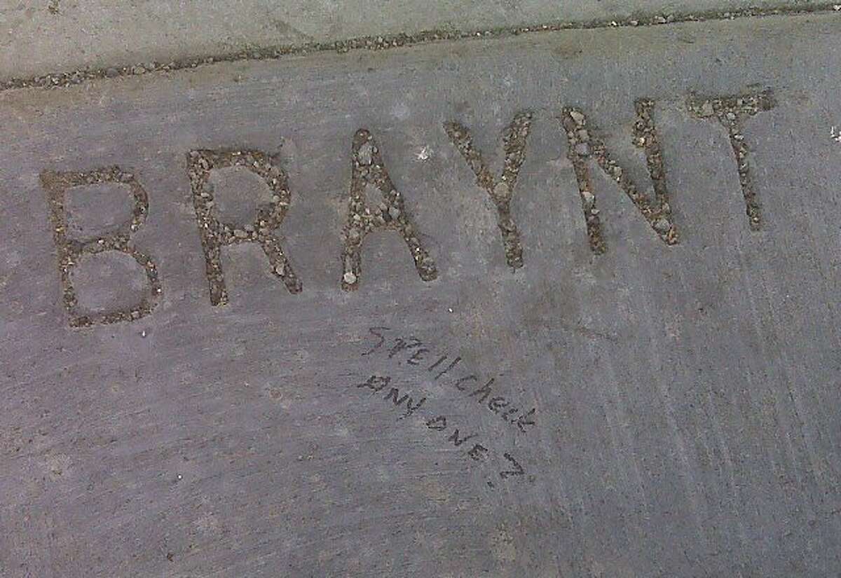 On the hunt for S.F. street stamp typos