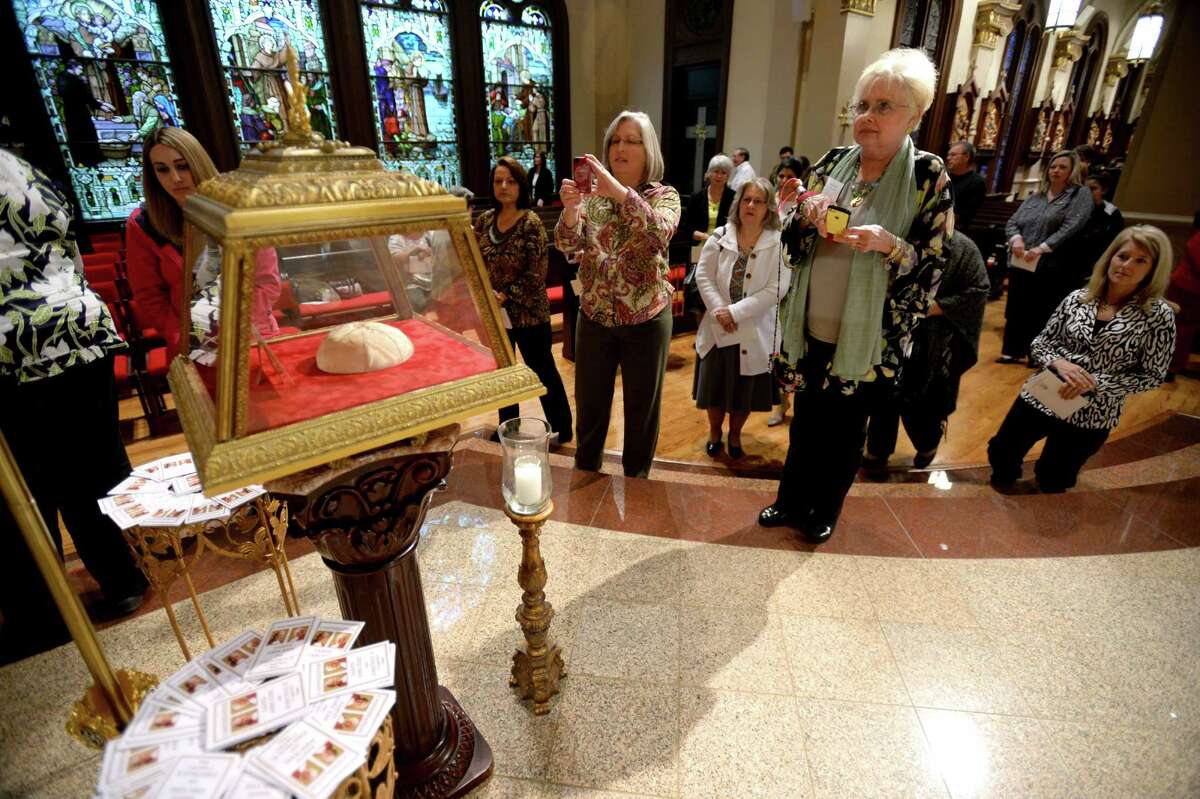 Beaumont Catholic Diocese installs sacred relic of a saint Beaumont Catholic Diocese installs sacred relic of a saint