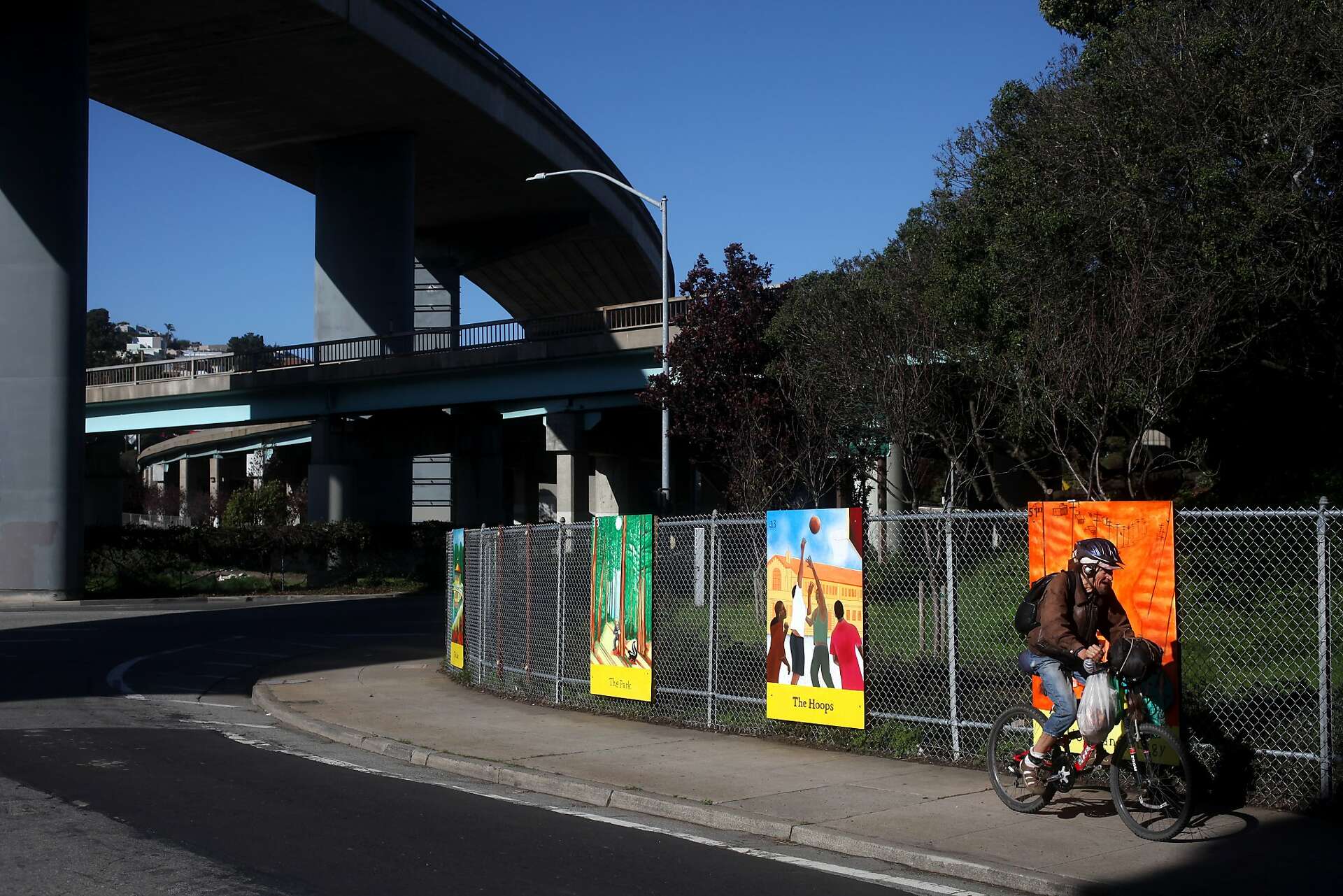 Art, community spirit merge in project under a freeway