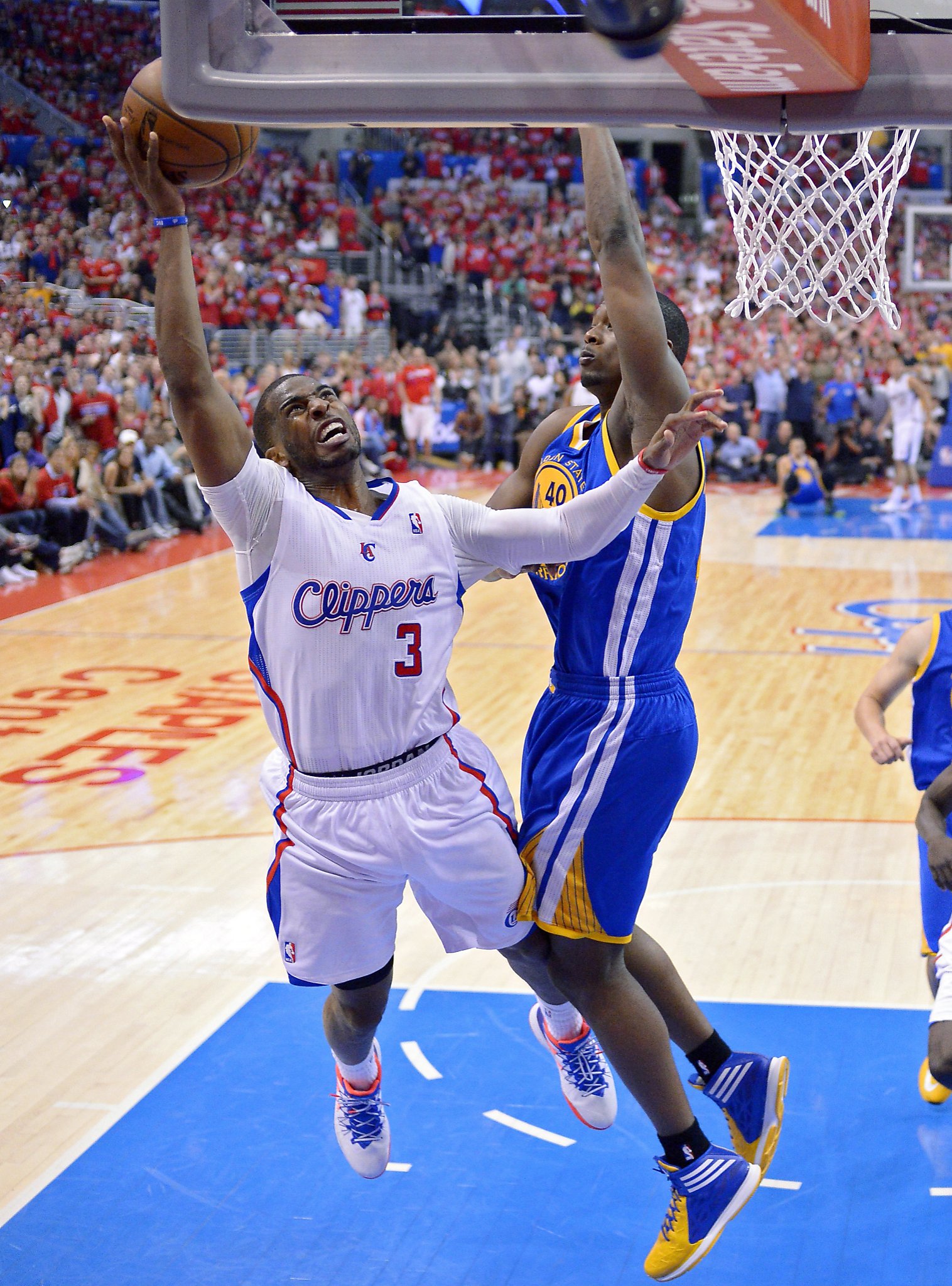 Struggling Barnes steps up for Warriors on big stage