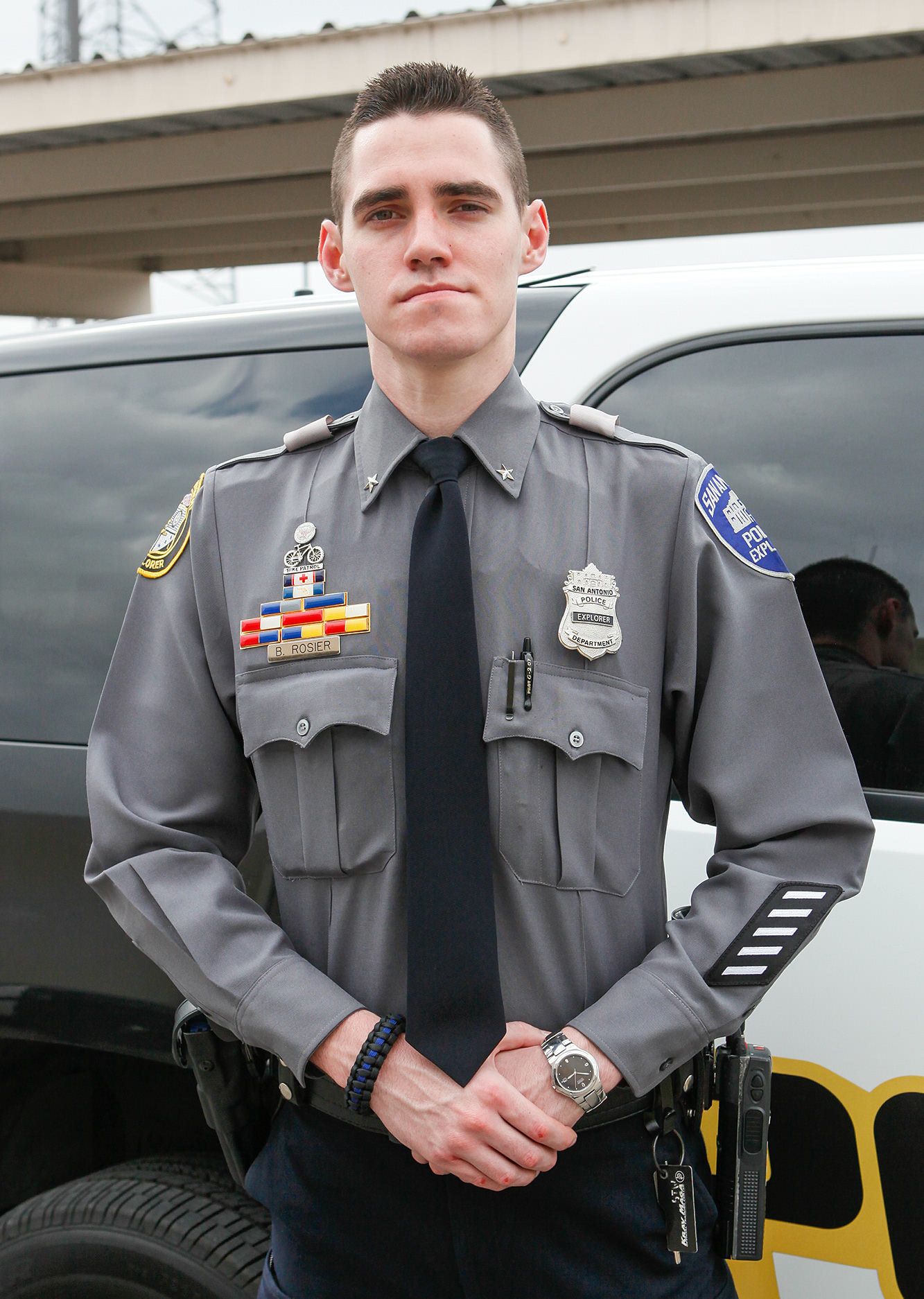 Explorer honored for saving woman's life during last year's flood