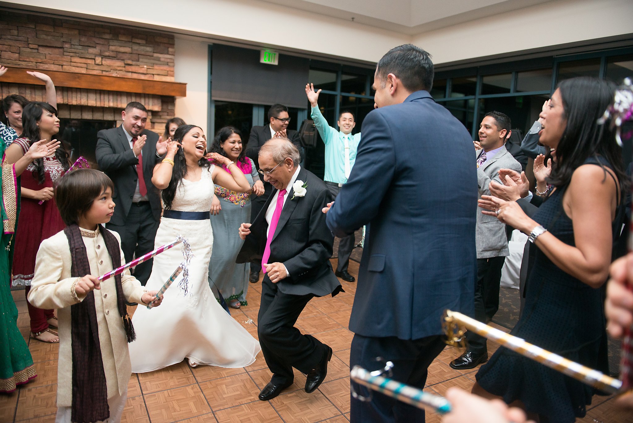 Co-workers' wedding a celebration of colorful traditions