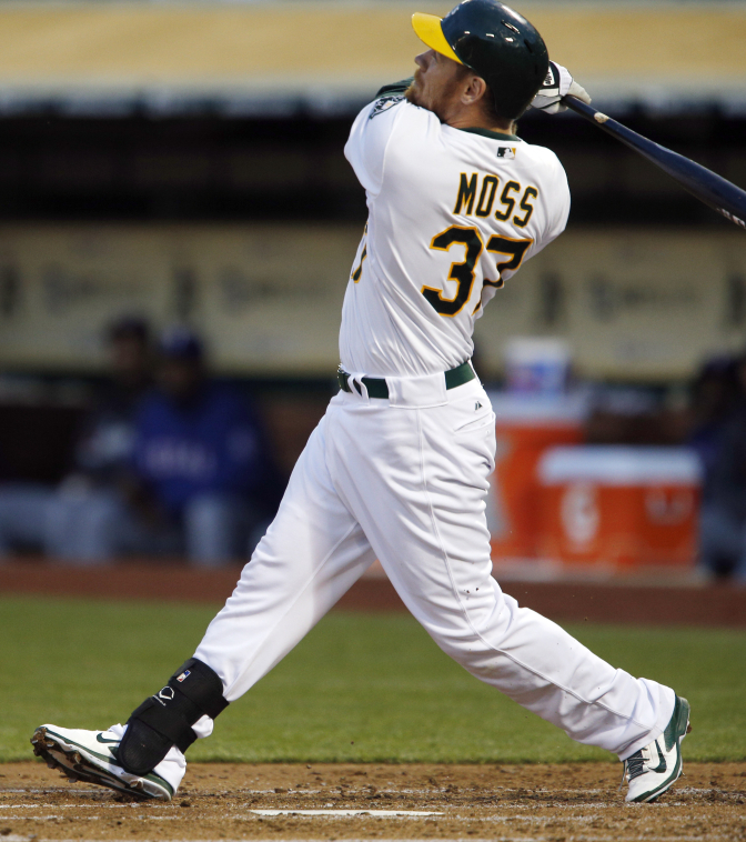 A's Derek Norris, Brandon Moss make cases for everyday jobs