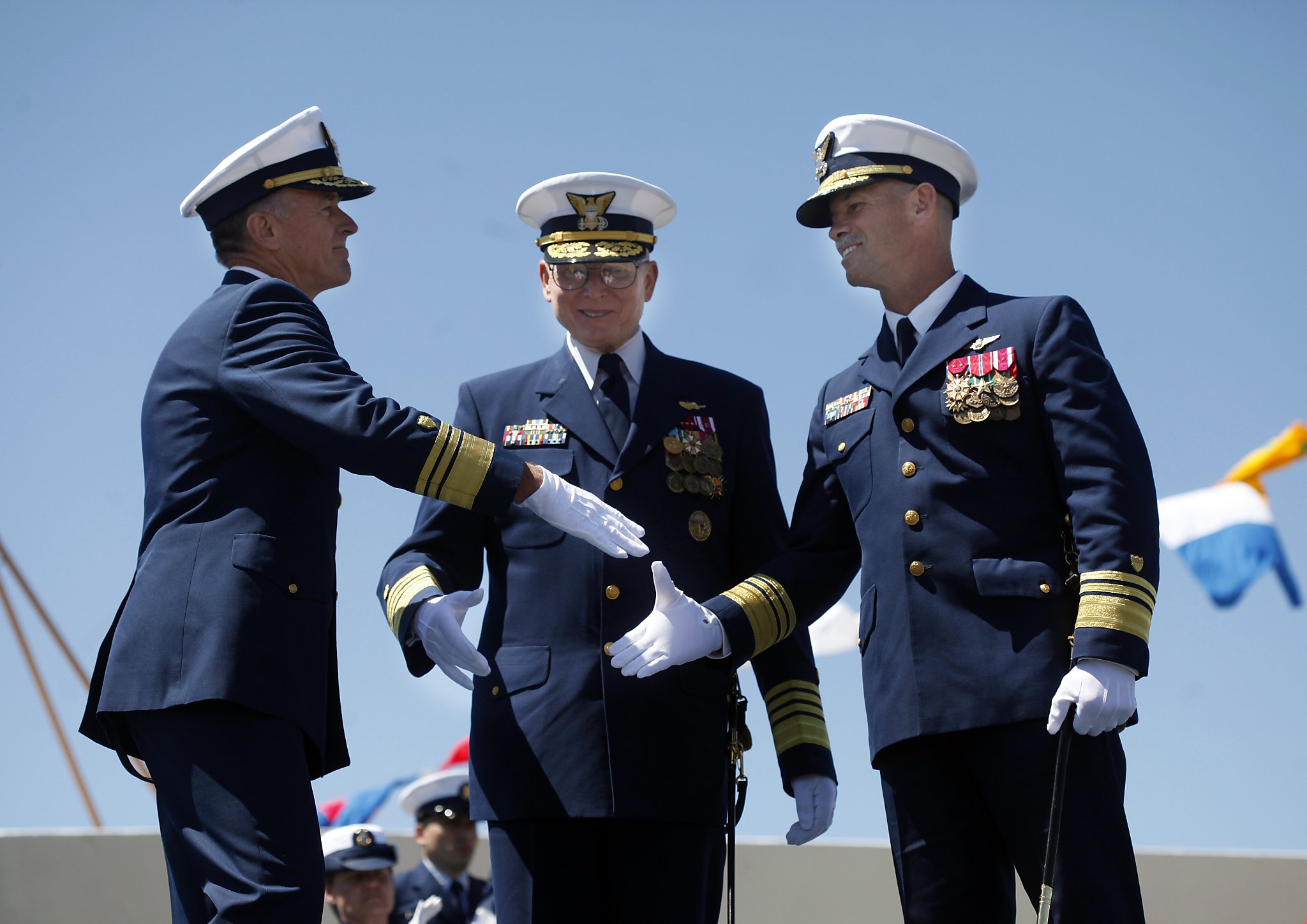 Ceremony celebrates change at the top of the Coast Guard