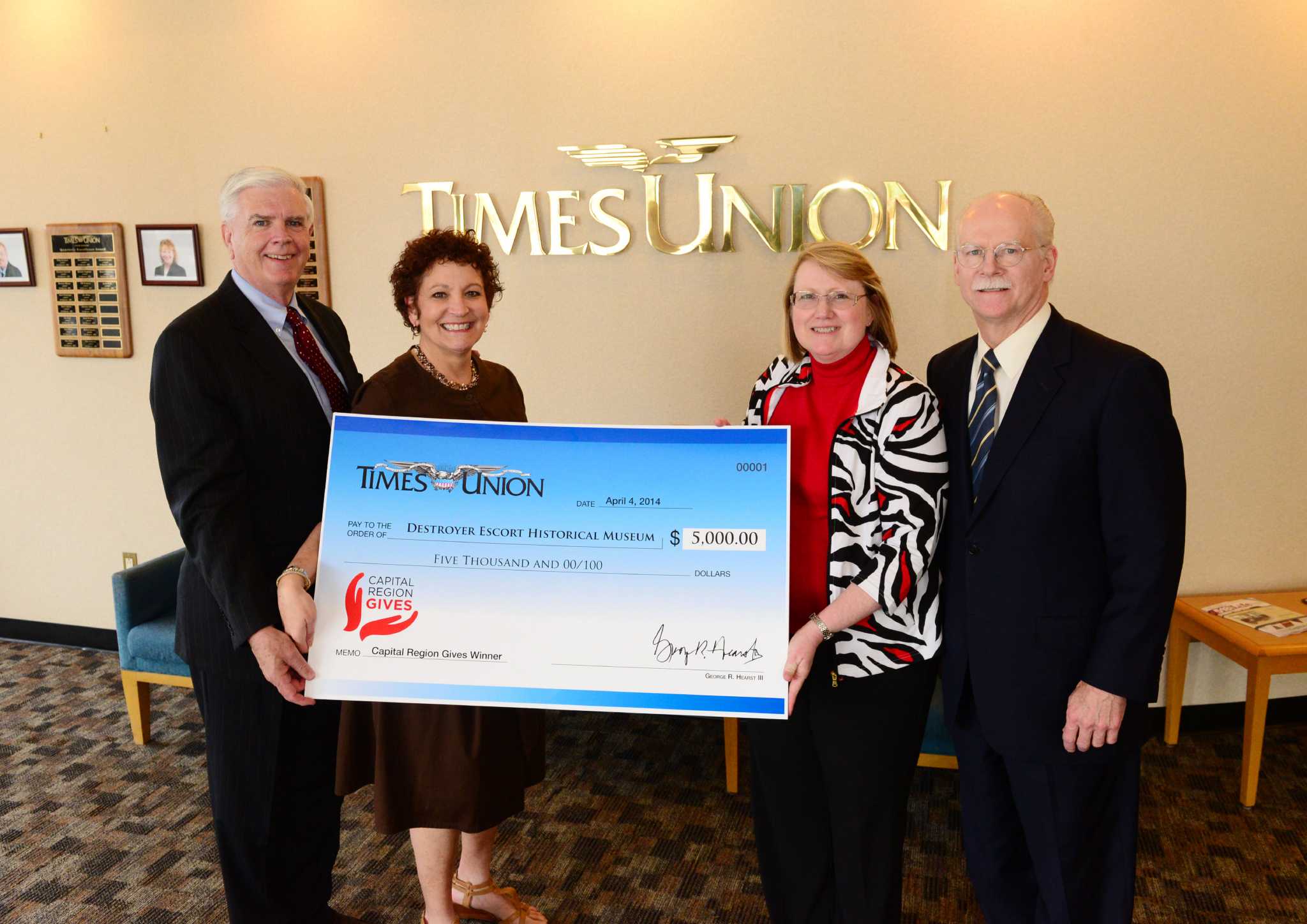 Promotion winners receive prizes