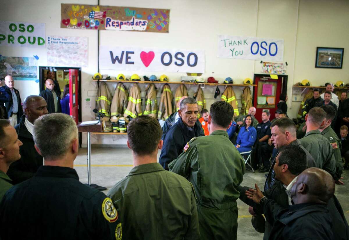 Obama to Oso mudslide victims: 'We will be here as long as it takes'