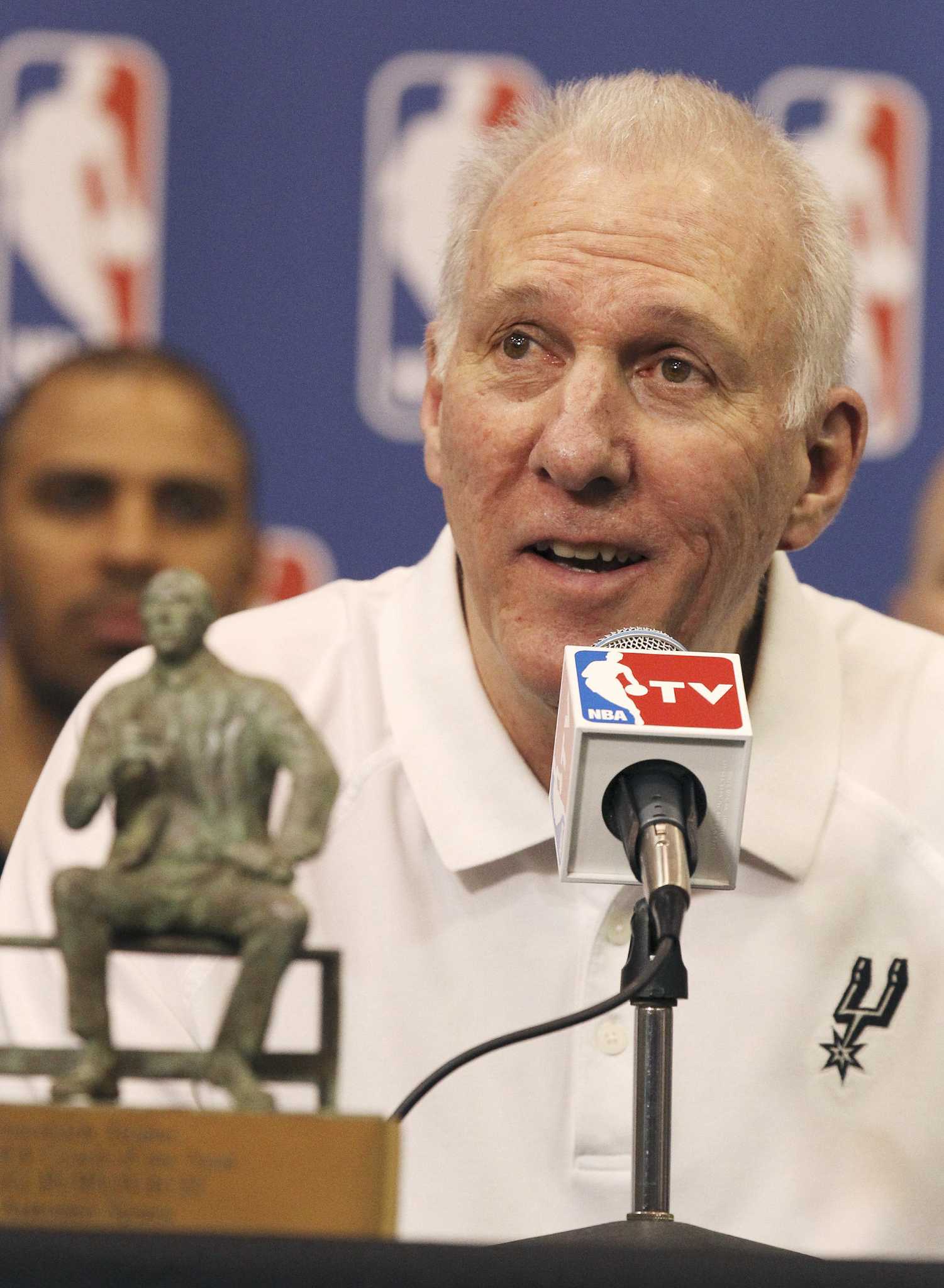 Popovich named Coach of the Year for 3rd time