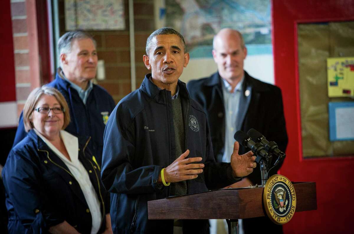 Obama to Oso mudslide victims: 'We will be here as long as it takes'