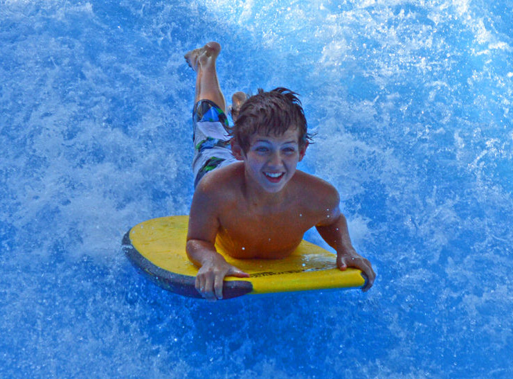 Flowboarding popular at area water parks