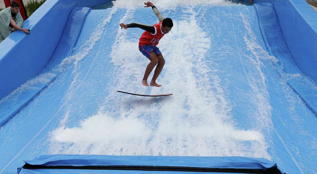 Flowboarding popular at area water parks