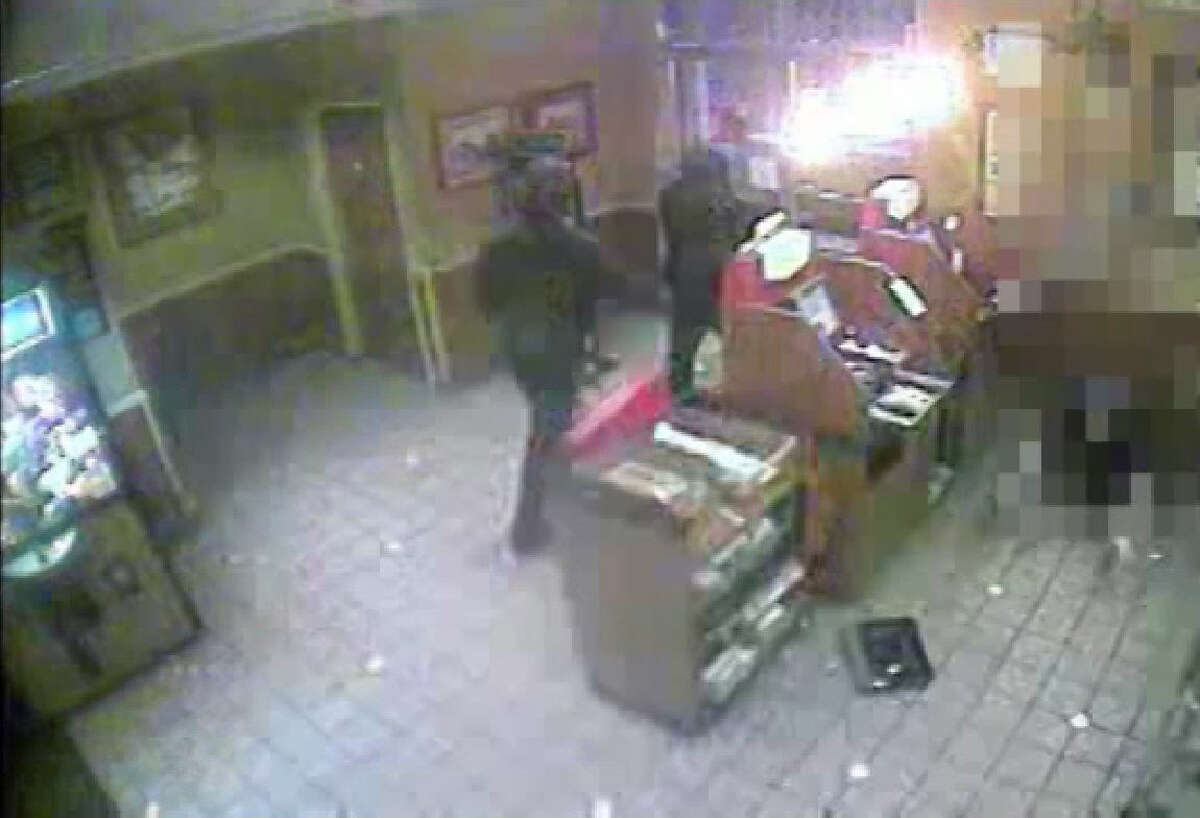 Video released of customers held at gun point in robbery at Houston Denny's