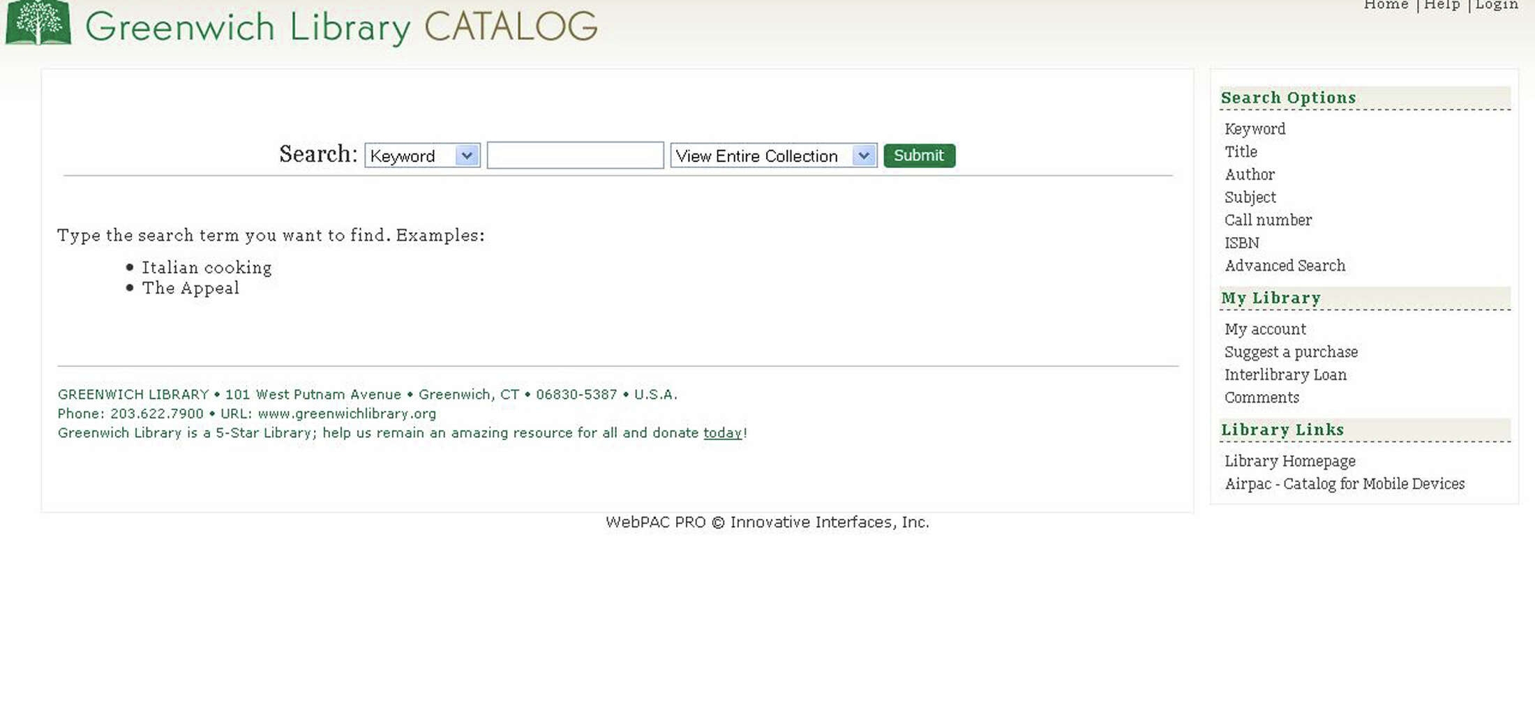 Greenwich Library debuts new online catalog
