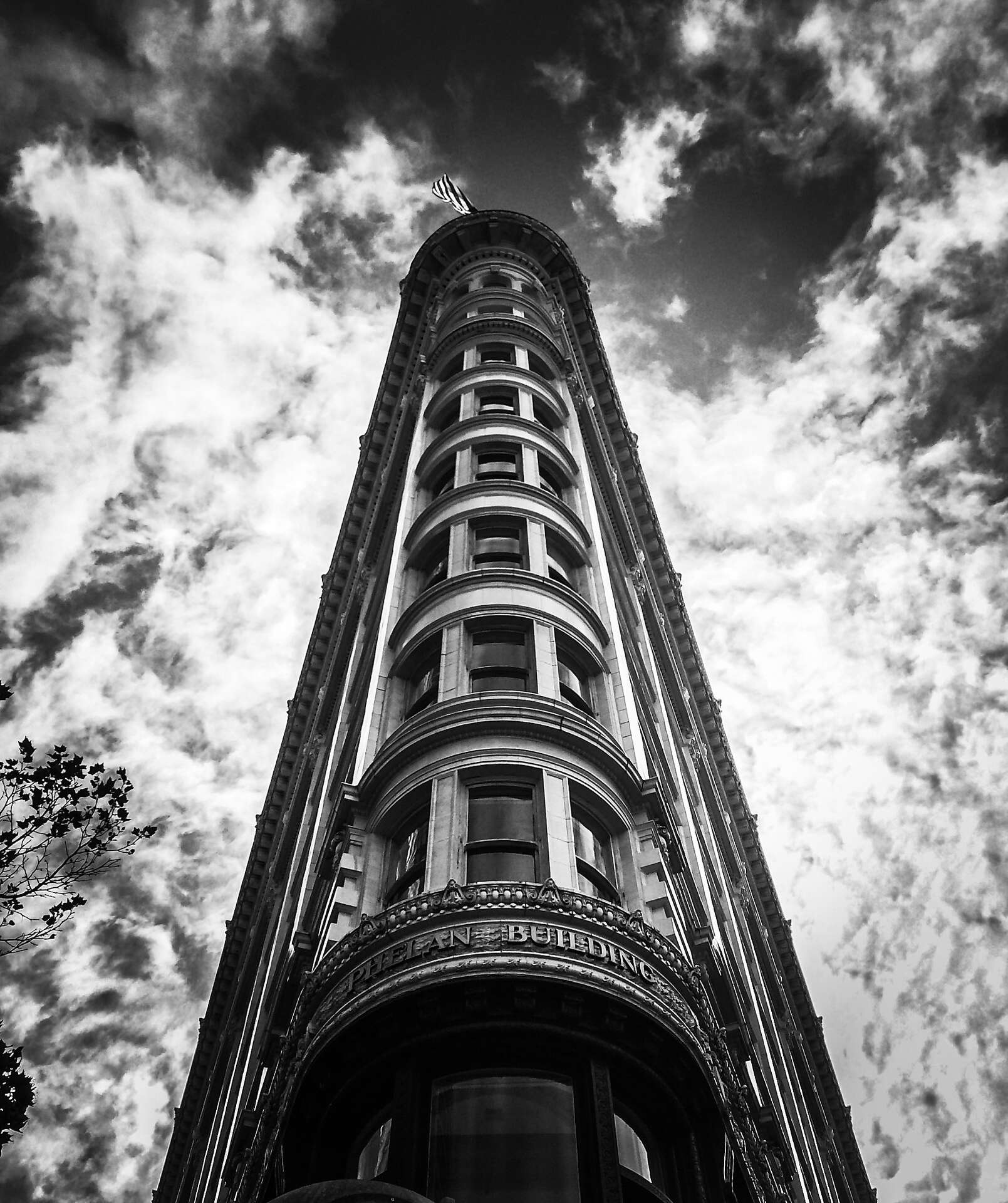 Clouds part at perfect moment