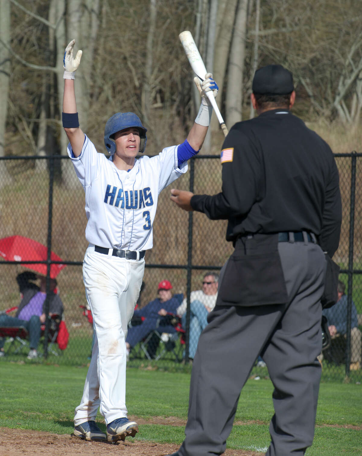 Pomperaug, Newtown split baseball doublheader