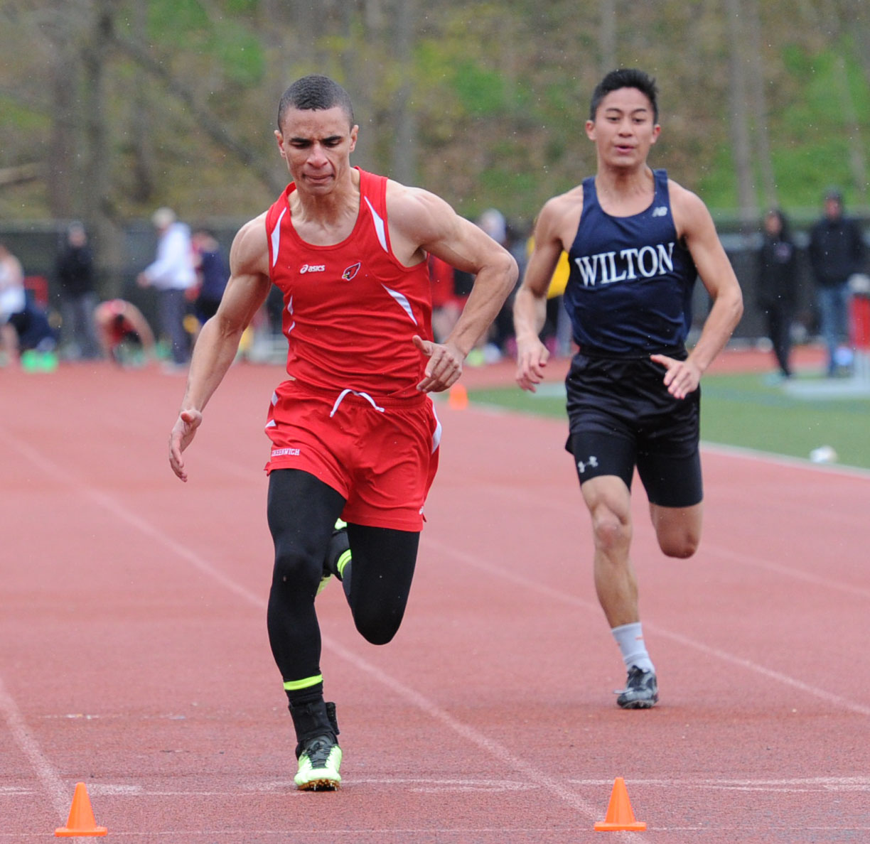 Greenwich boys track team tops Trumbull and Wilton
