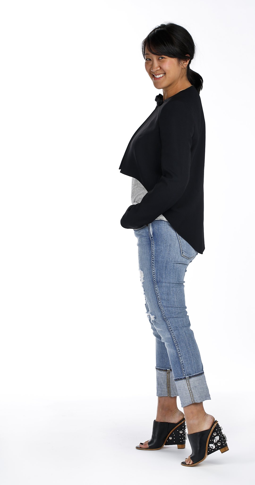 #SFStyle: Erica Chan Coffman a statement in B&W