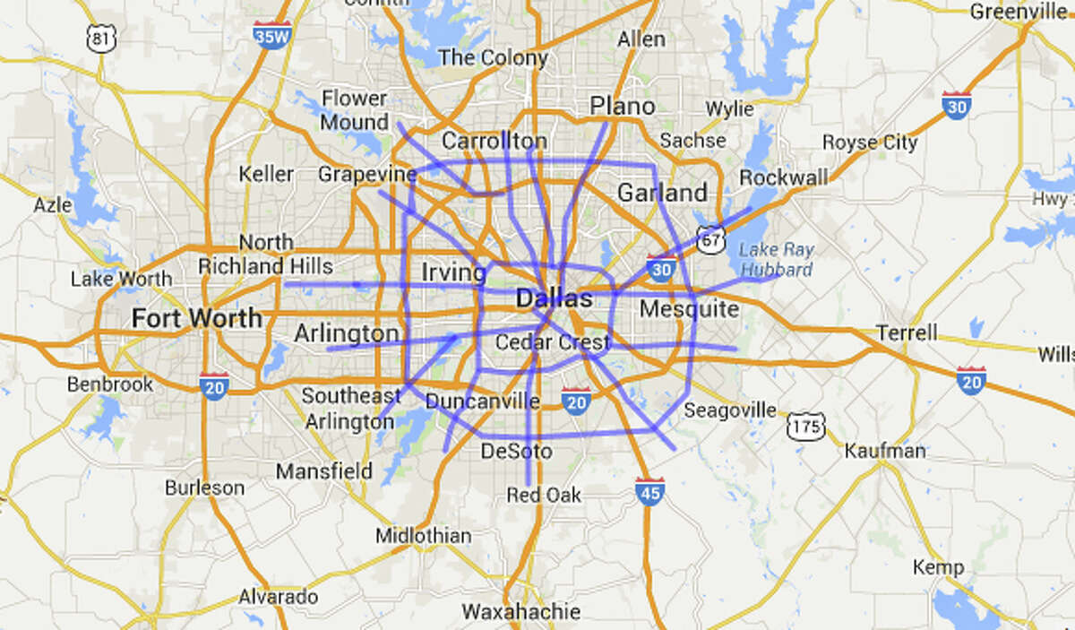 Beltway 8 vs. huge land formations: Mapping tool lets you realize its ...