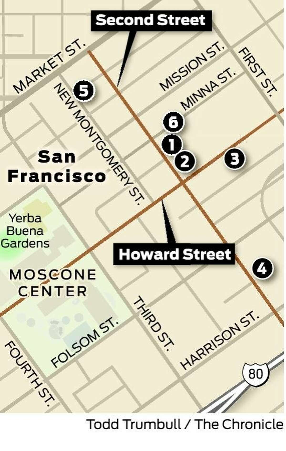 6 spots to check out at SF's Second and Howard streets