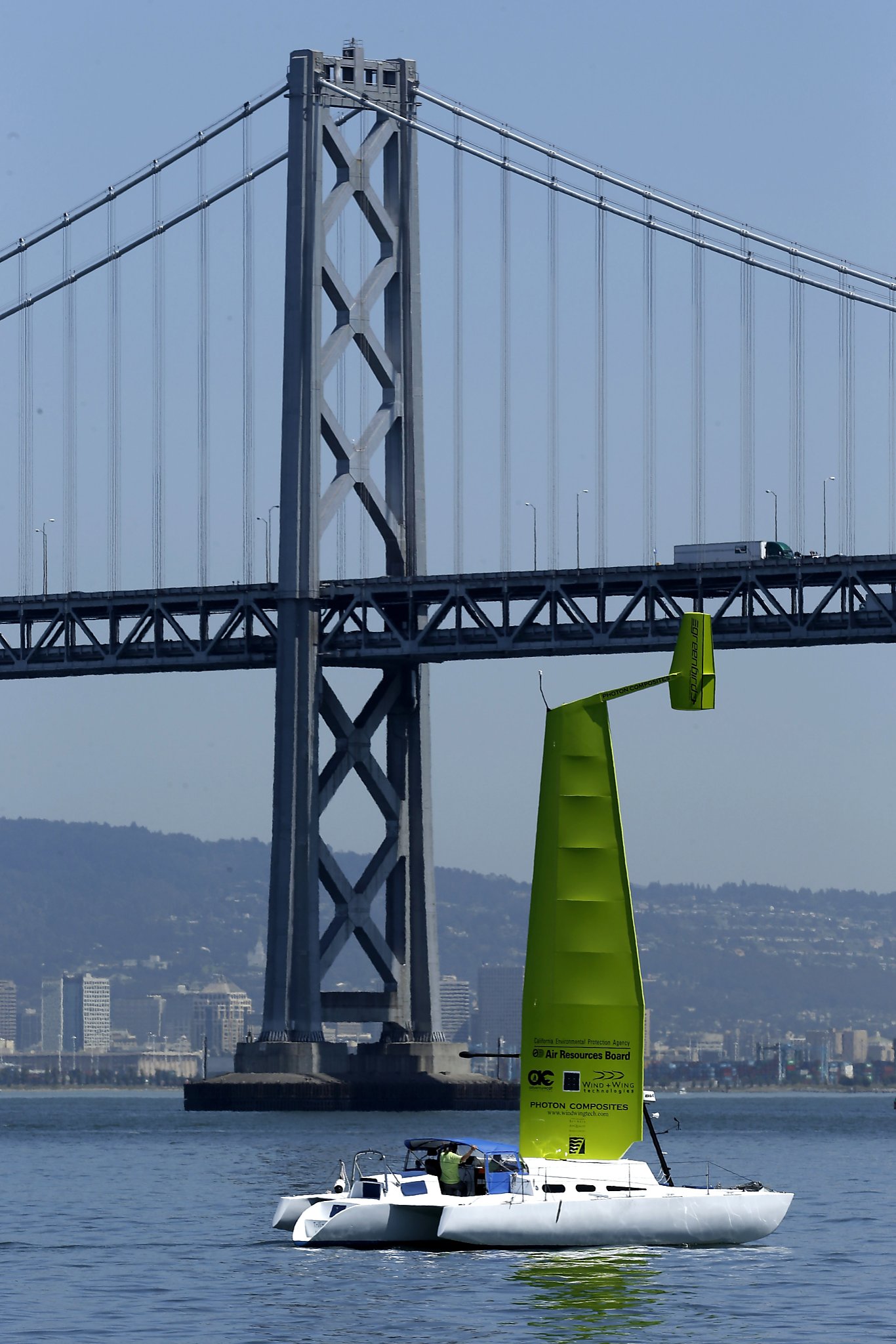 Wind-powered S.F. Bay ferry commute tests promising