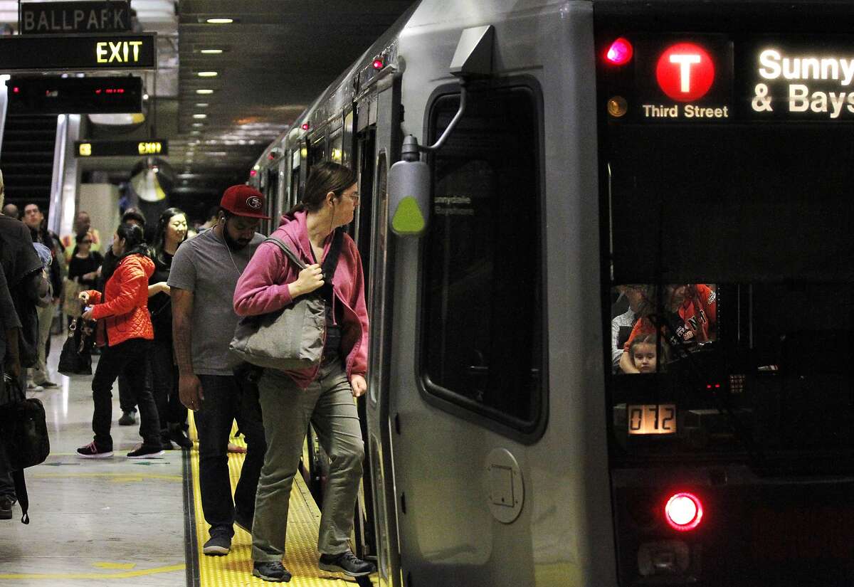 Muni T Third Line Jam Packed On Giants Game Days