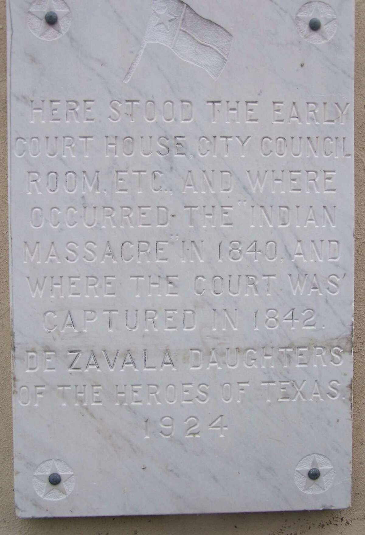 Council House Fight site near City Hall