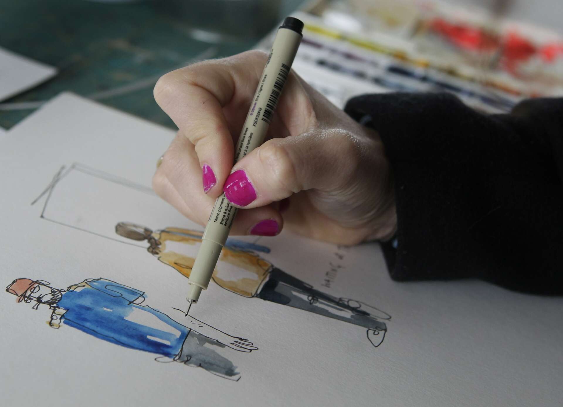 Wendy MacNaughton's sketches draw inspiration from S.F. denizens