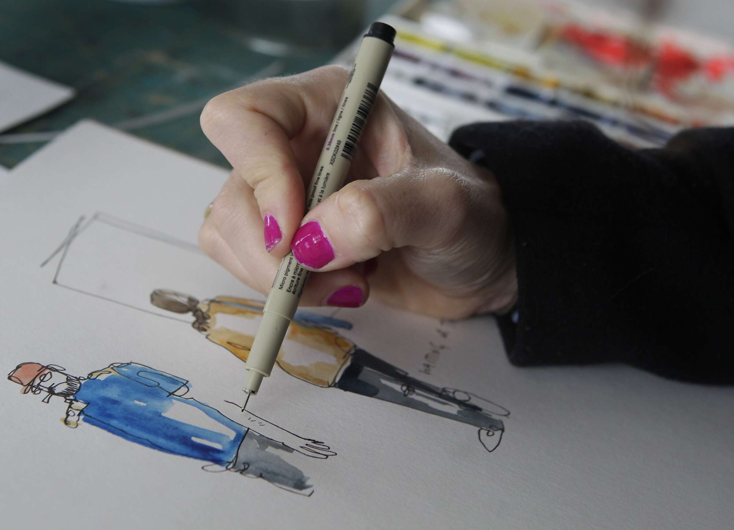 Wendy MacNaughton's sketches draw inspiration from S.F. denizens