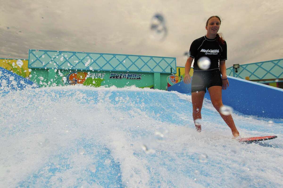 Video: Champion flowboarder shows off in Houston